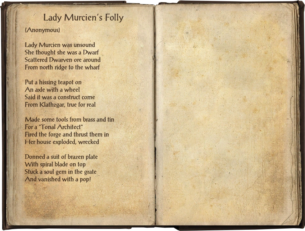 Lady Murcien's Folly | Elder Scrolls | Fandom