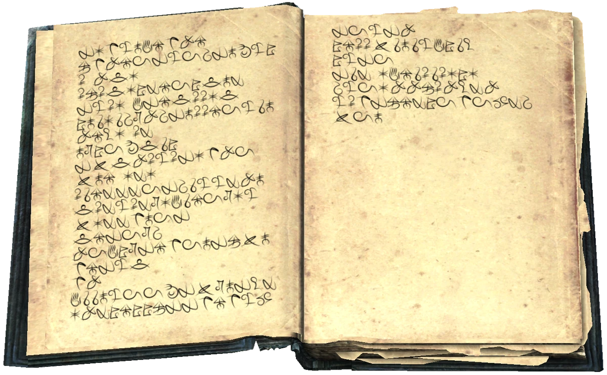 Magic Script Alphabet | Elder Scrolls | Fandom