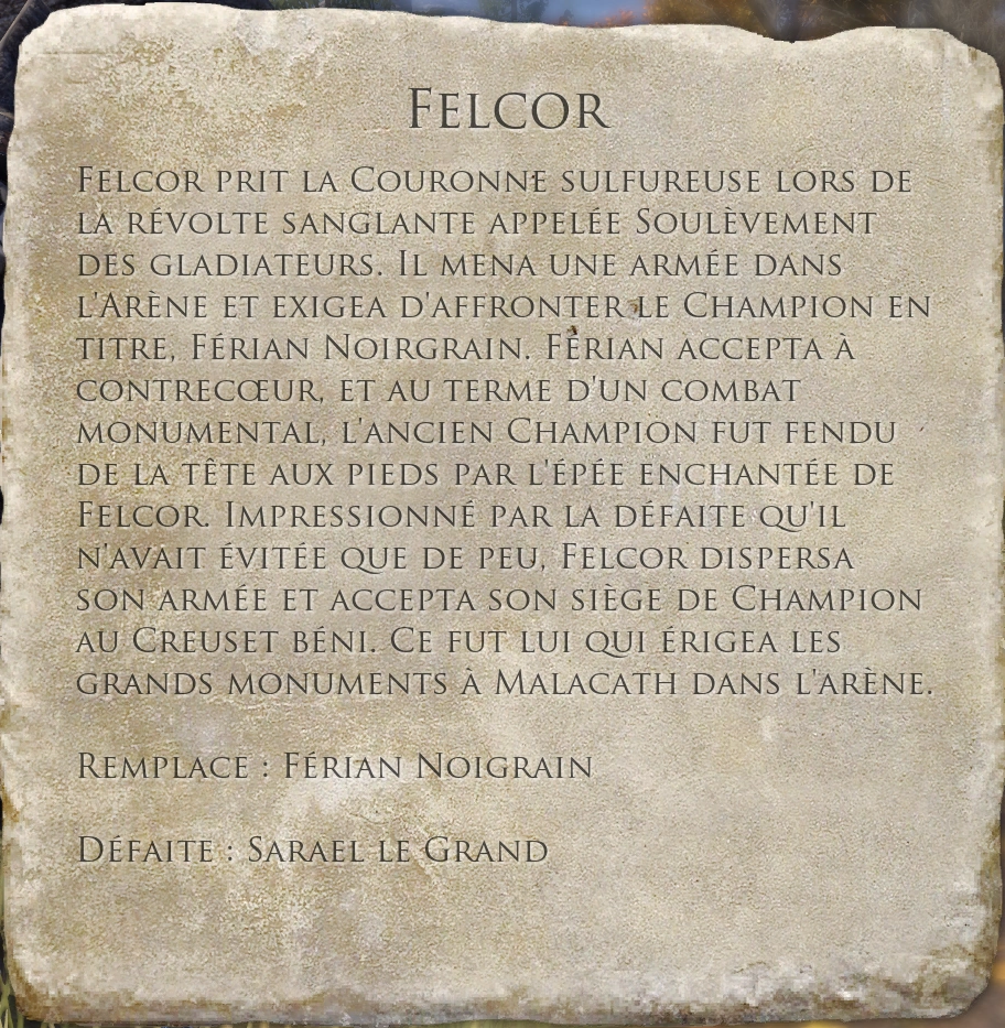 Felcor | Wiki The Elder Scrolls | Fandom