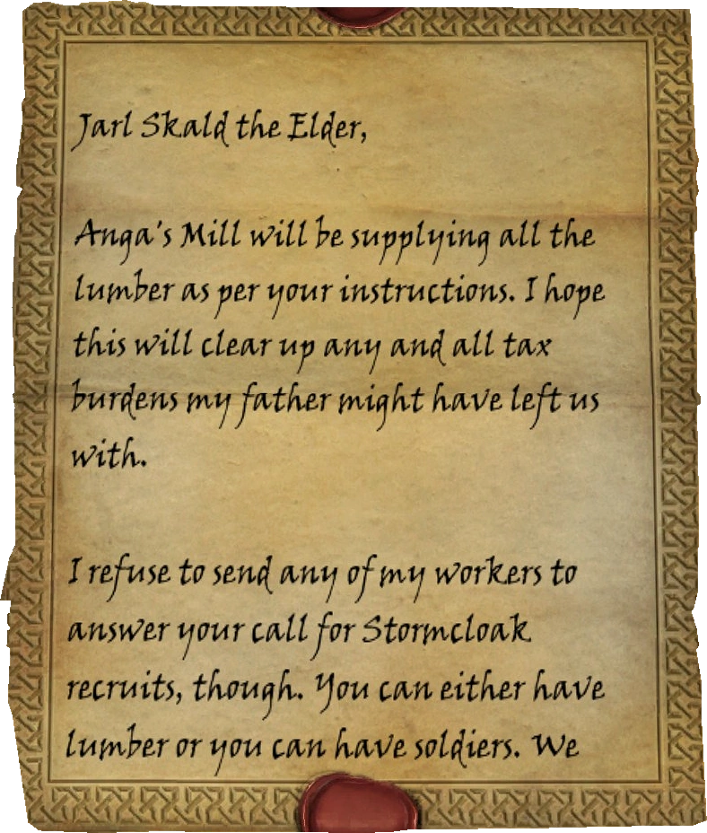 Aeri's Note | Elder Scrolls | Fandom