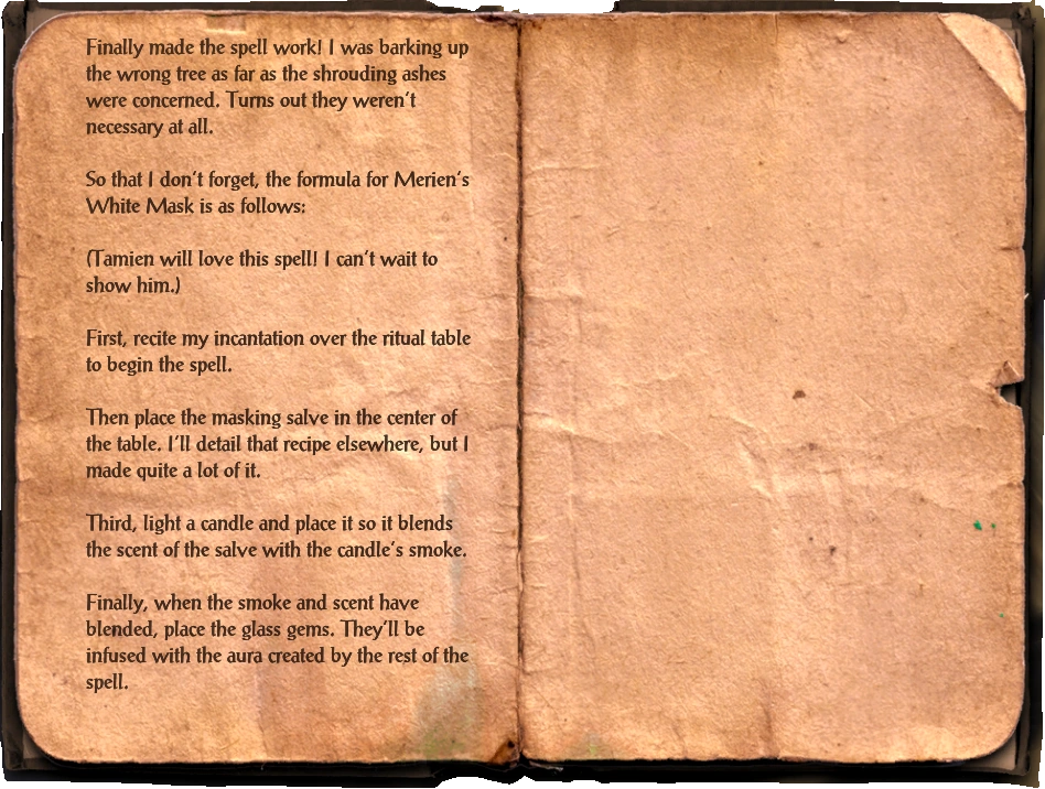 Merien Sellan's Spellbook | Elder Scrolls | Fandom