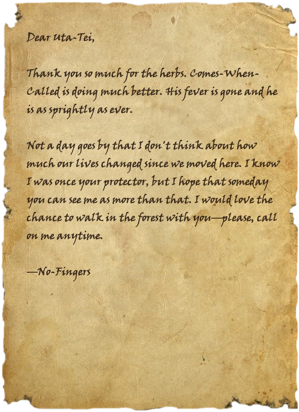 Note from No-Fingers | Elder Scrolls | Fandom