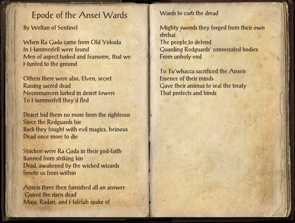 Epode of the Ansei Wards | Elder Scrolls | Fandom
