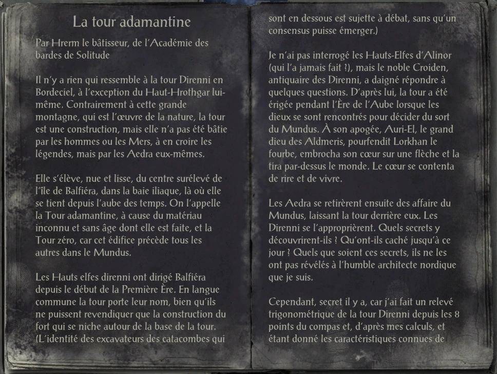 La tour adamantine | Wiki The Elder Scrolls | Fandom