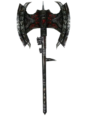 Daedric Battle Axe (Morrowind) | Elder Scrolls | Fandom