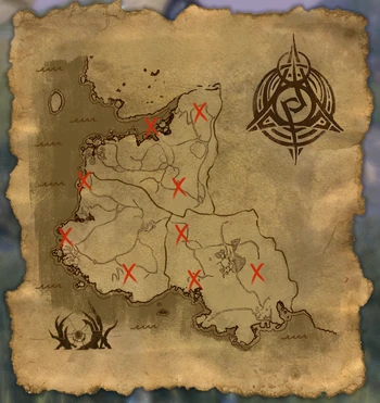 Psijic Map of Valenwood | Elder Scrolls | Fandom