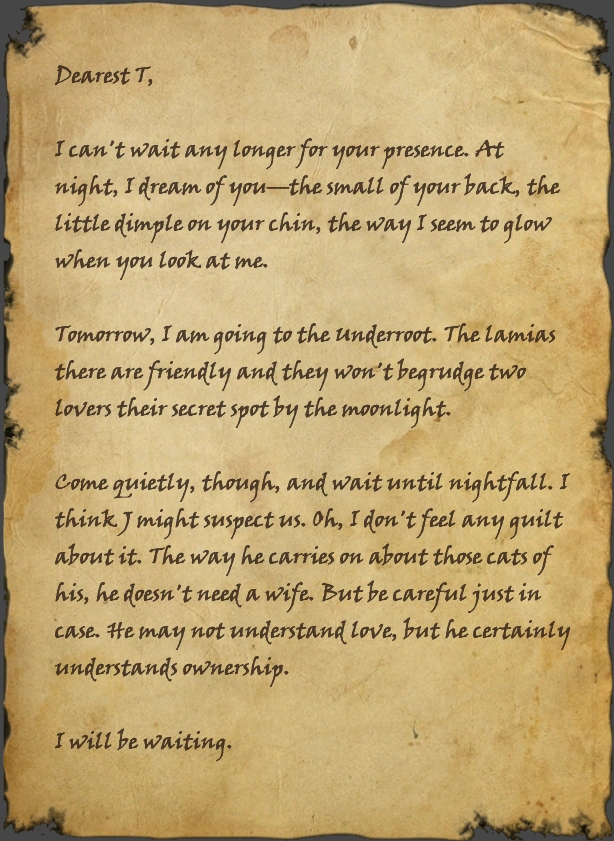 Blood-Spattered Love Note | Elder Scrolls | Fandom