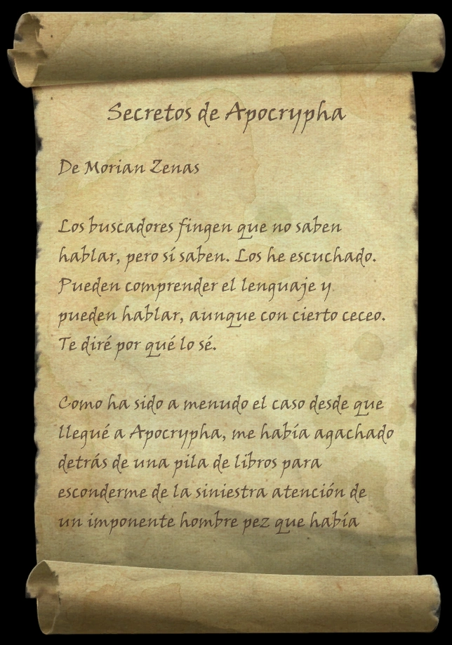 Secretos de Apocrypha | Elder Scrolls | Fandom