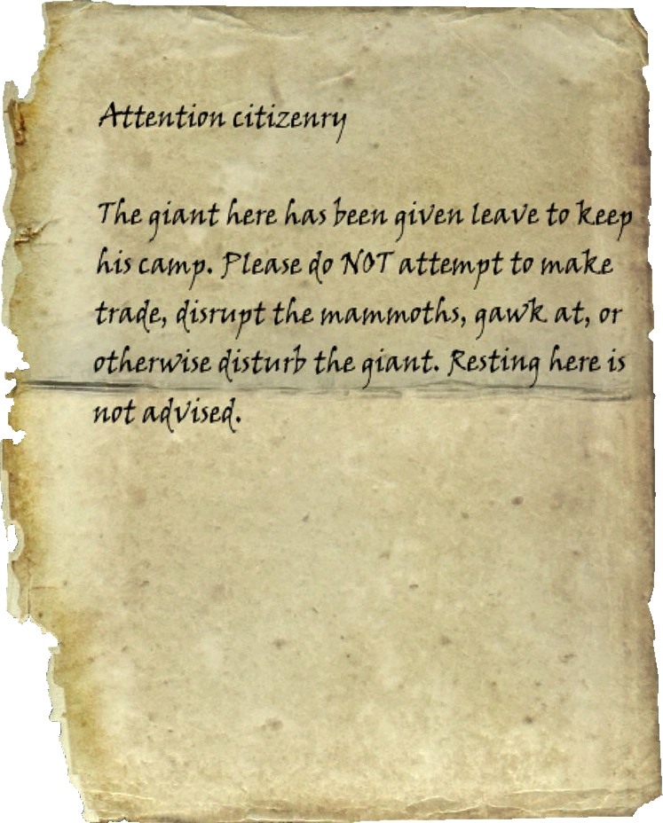 Official warning | Elder Scrolls | Fandom