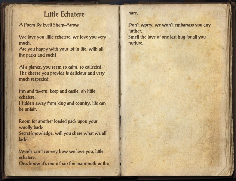 Little Echatere | Elder Scrolls | Fandom