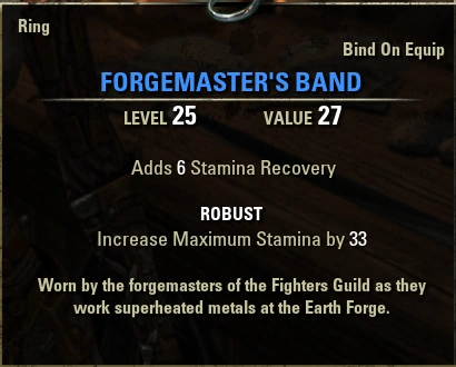 Forgemaster's Band | Elder Scrolls | Fandom