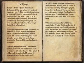 The Gorge (Book) | Elder Scrolls | Fandom