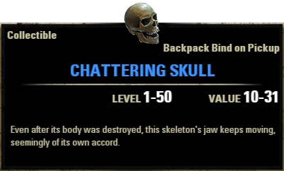 Chattering Skull | Elder Scrolls | Fandom