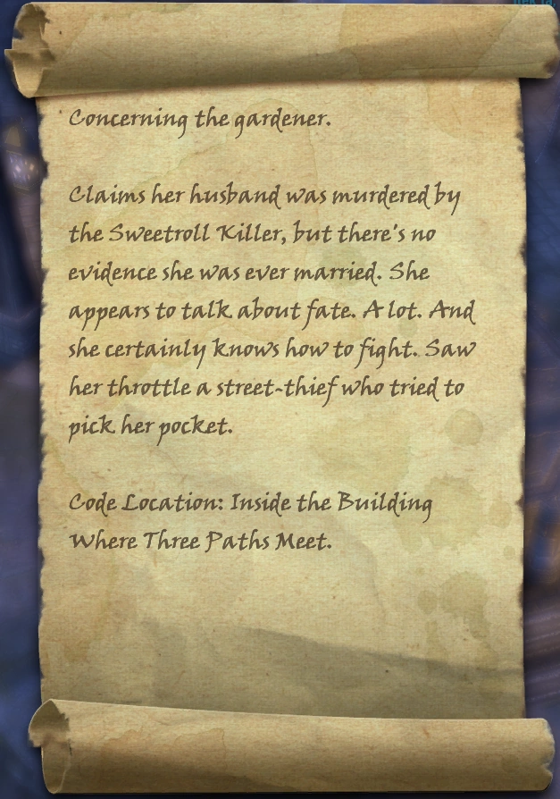 Secret Note | Elder Scrolls | Fandom
