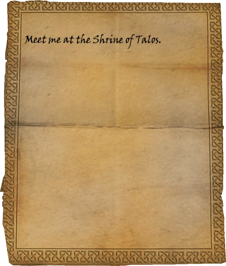 Eltrys' Note | Elder Scrolls | Fandom