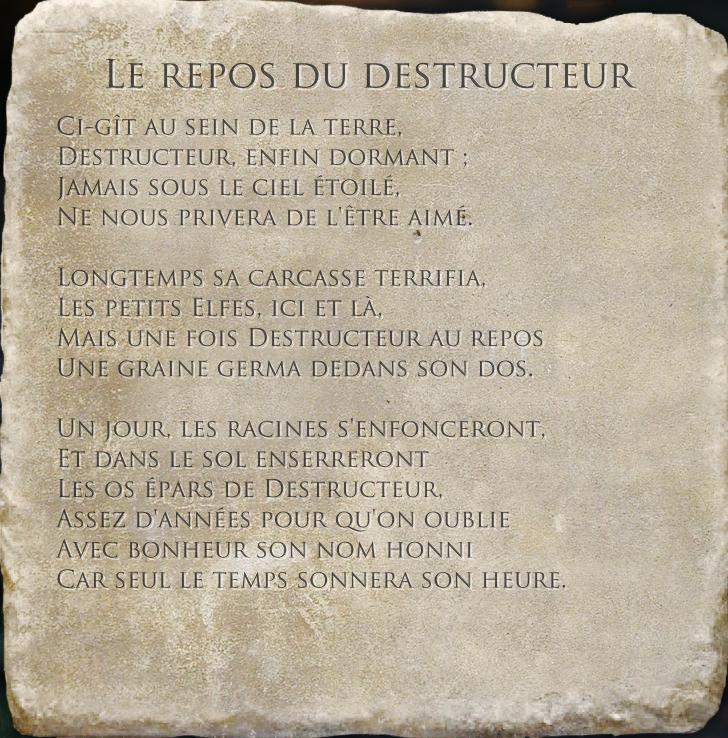 Le Repos Du Destructeur Wiki The Elder Scrolls Fandom