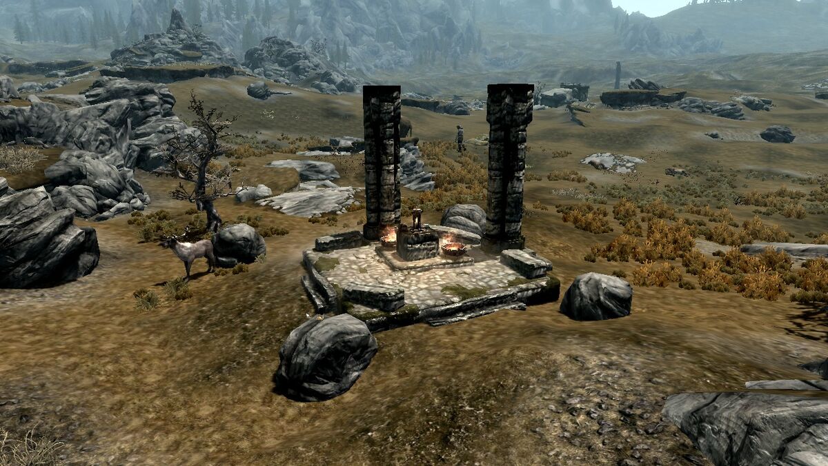 Святилище Стендарра — Две колонны The Elder Scrolls Wiki Fandom