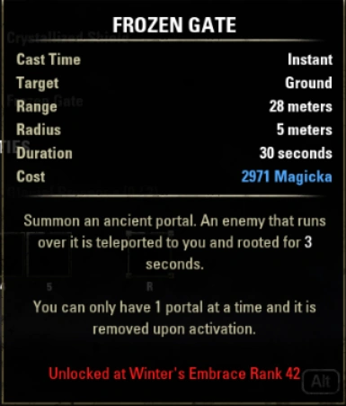 Frozen Gate | Elder Scrolls | Fandom