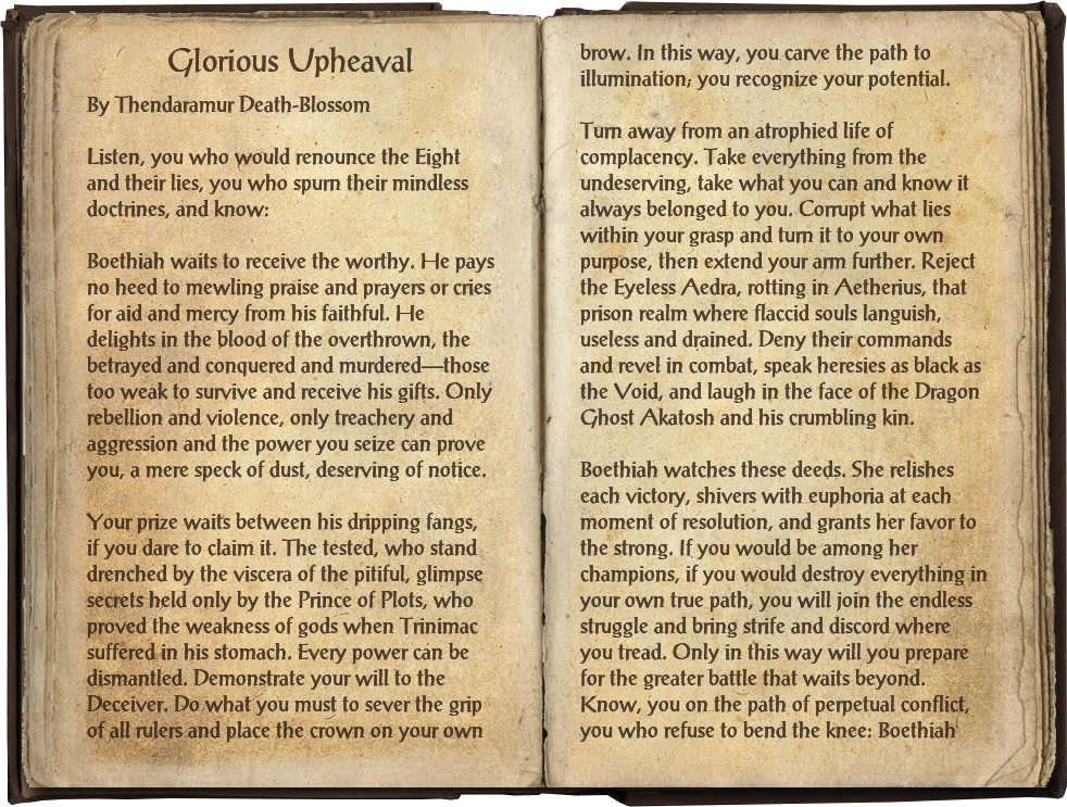 Glorious Upheaval | Elder Scrolls | Fandom
