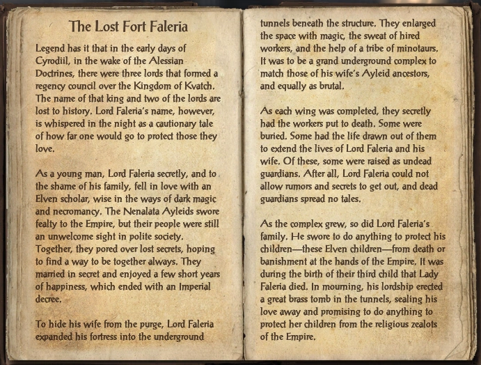 The Lost Fort Faleria | Elder Scrolls | Fandom