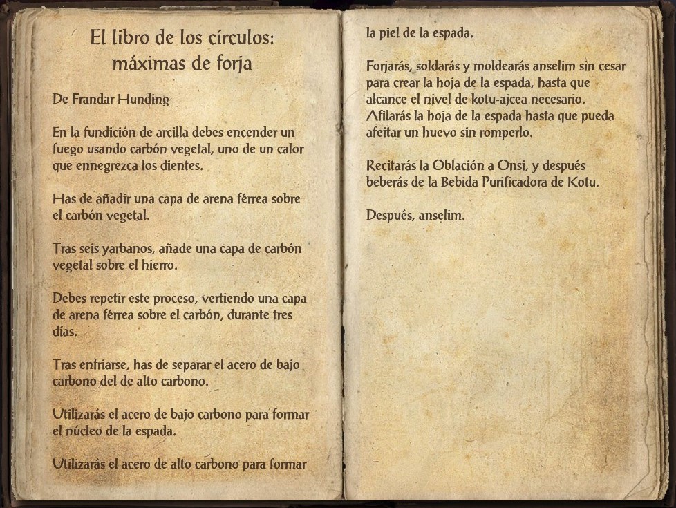 El Libro De Los Círculos Máximas De Forja Elder Scrolls Fandom