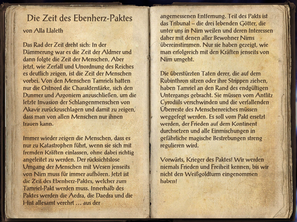 Die Zeit Des Ebenherz Paktes Elder Scrolls Wiki Fandom