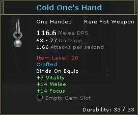 Cold One's Hand | Eldevin Wiki | Fandom