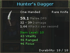 Hunter's Dagger | Eldevin Wiki | Fandom