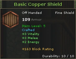Basic Copper Shield | Eldevin Wiki | Fandom