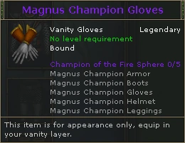 Magnus Champion Gloves | Eldevin Wiki | Fandom