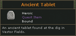 Ancient Tablet | Eldevin Wiki | Fandom