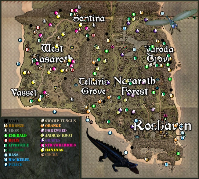 Gathering Locations | Eldevin Wiki | Fandom
