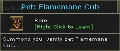 Flamemane Cub | Eldevin Wiki | Fandom