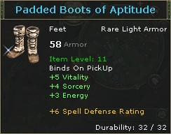Padded Boots of Aptitude | Eldevin Wiki | Fandom
