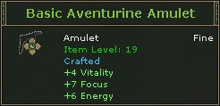 Basic Aventurine Amulet | Eldevin Wiki | Fandom