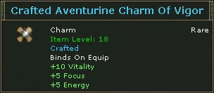 Crafted Aventurine Charm Of Vigor | Eldevin Wiki | Fandom