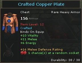 Crafted Copper Plate | Eldevin Wiki | Fandom