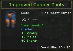 Improved Copper Pants | Eldevin Wiki | Fandom