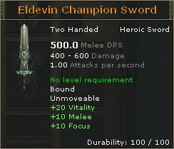 Eldevin Champion Sword | Eldevin Wiki | Fandom