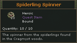 Spiderling Spinner | Eldevin Wiki | Fandom