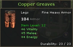 Copper Greaves | Eldevin Wiki | Fandom