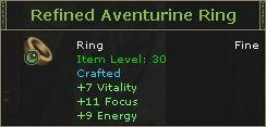 Refined Aventurine Ring | Eldevin Wiki | Fandom