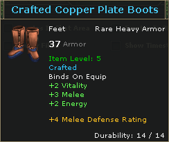 Crafted Copper Plate Boots | Eldevin Wiki | Fandom