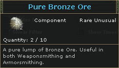 Pure Bronze Ore | Eldevin Wiki | Fandom