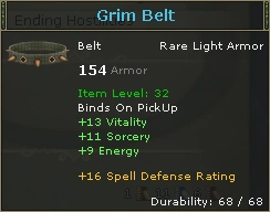 Grim Belt | Eldevin Wiki | Fandom