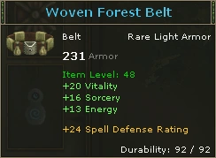 Woven Forest Belt | Eldevin Wiki | Fandom