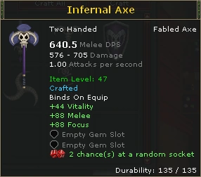 Infernal Axe | Eldevin Wiki | Fandom