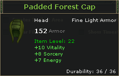 Padded Forest Cap | Eldevin Wiki | Fandom