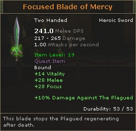Focused Blade of Mercy | Eldevin Wiki | Fandom
