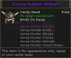 Azraq Hunter Helmet | Eldevin Wiki | Fandom